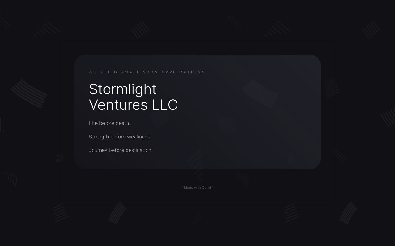 Stormlight Ventures LLC